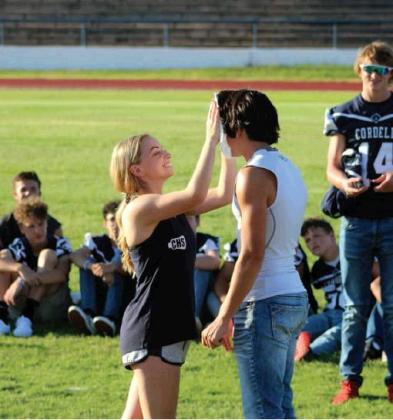 Football Players, Cheerleaders Take One For The Team | Cordell Beacon